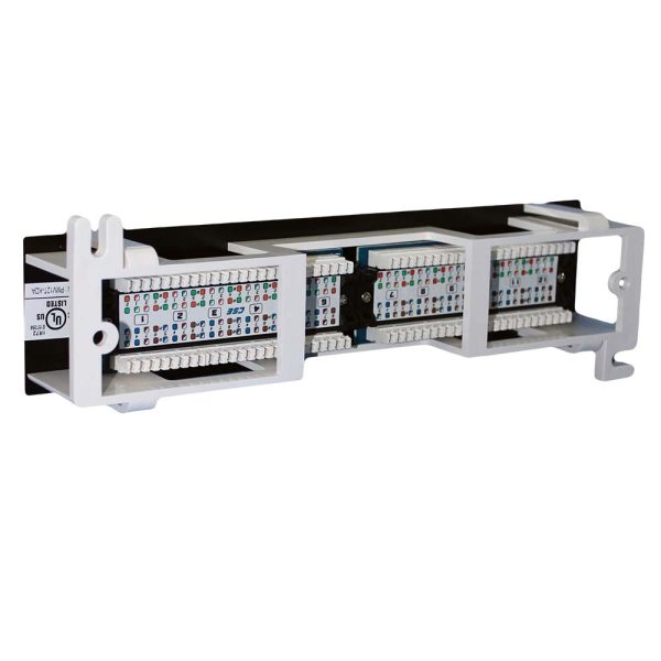 Patch Panel MPE-01 - 12 ports 4Netonline thickness with Black