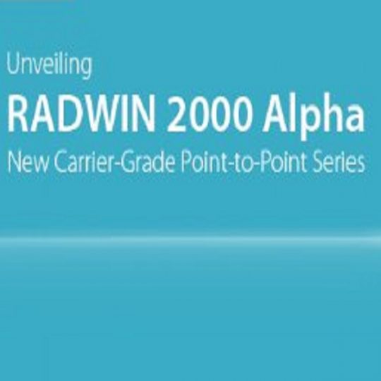 RADWIN 2000 Alpha Point-to-Point Series - 4Net Networking